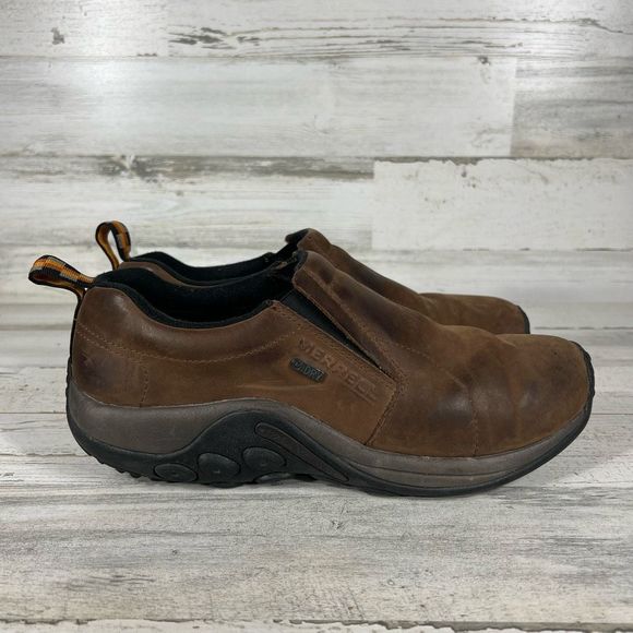 Merrell | Shoes | Merrell Mens Leather Adventure Moc Loafer Shoe Slip ...